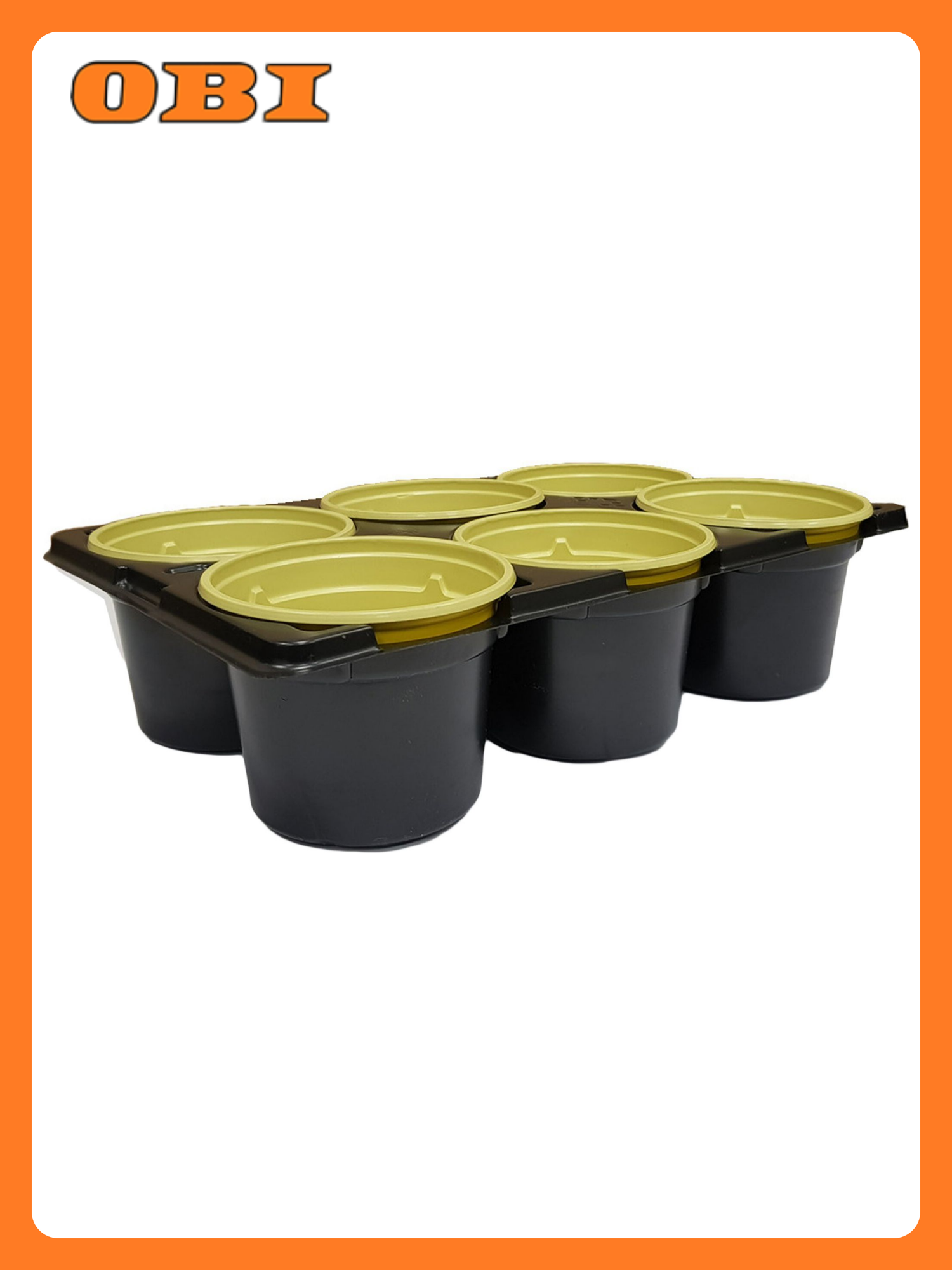 Горшок ГазонCity 9х6,8 см 6 шт