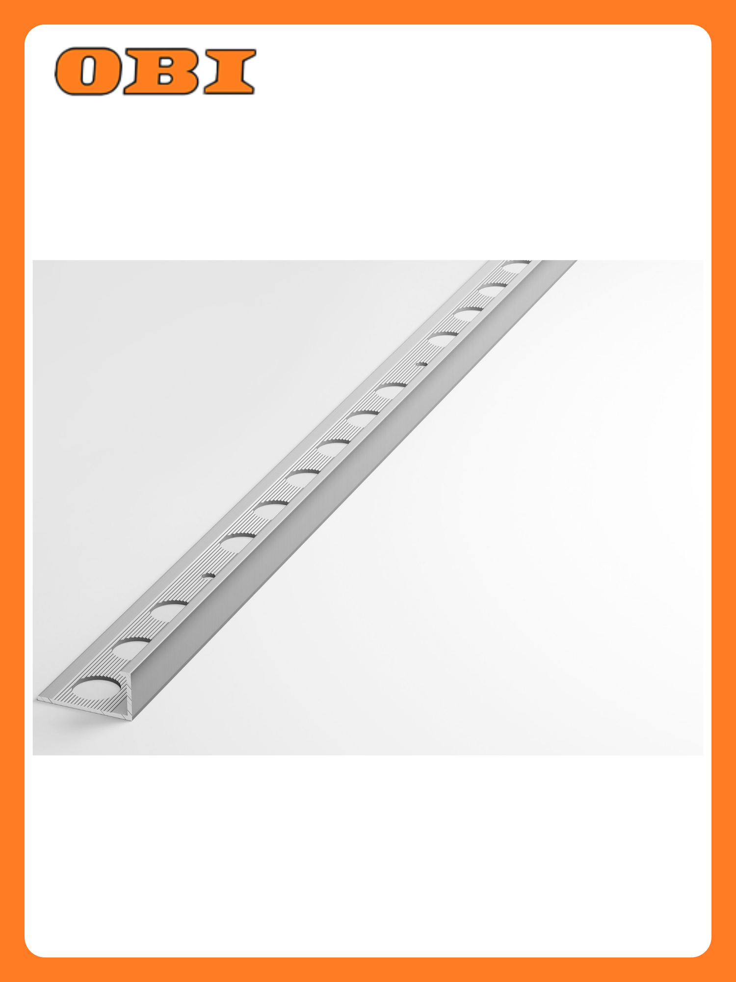 Профиль угловой Лука, Г-образный, серебристый, алюминий, 2700x10 мм, 1шт