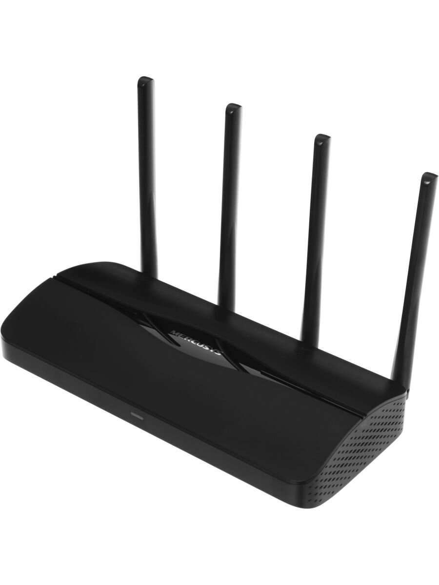 Wi-Fi роутер MERCUSYS MR27BE, Wi-Fi 7, BE3600, 2.4/5ГГц, 3 LAN, черный