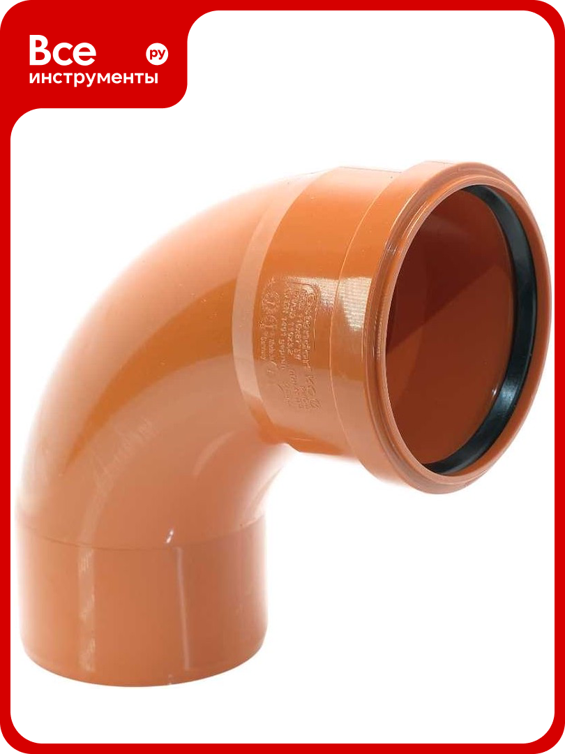 Радиальный отвод Ostendorf KGBD 1М SW 110x87, для обсыпки трубопровода