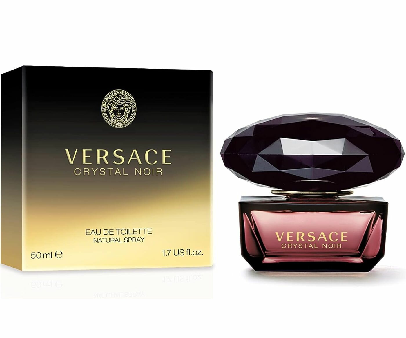 Туалетная вода женская Versace "Crystal Noir" Eau De Toilette, 50 мл