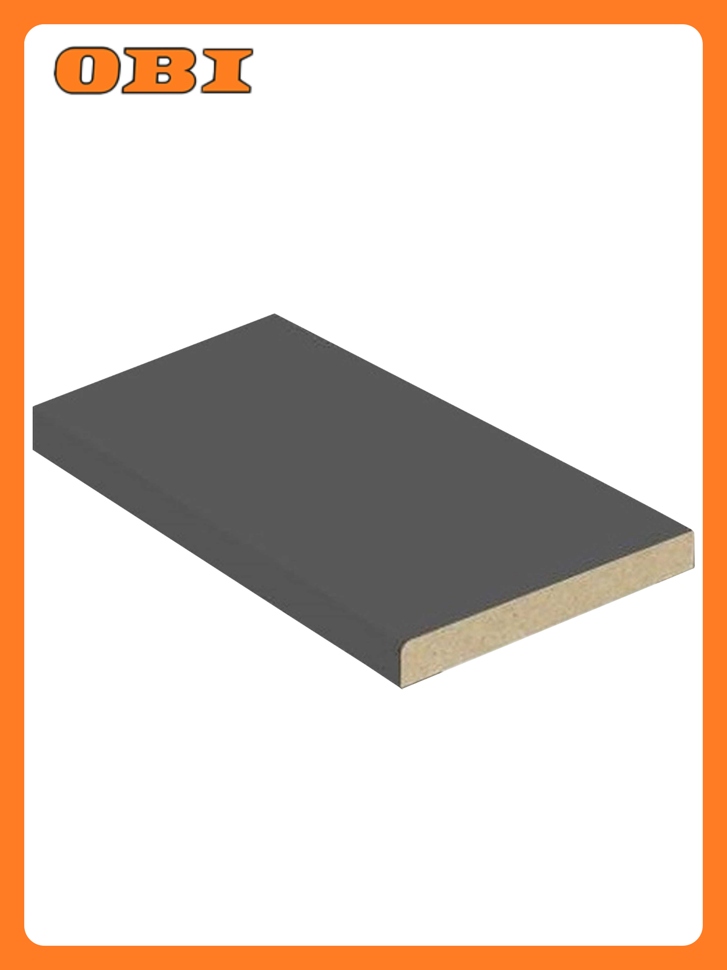 Наличник дверной ПО "Одинцово" "Париж Стандарт", МДФ, ПВХ покрытие, серый, 70x2150мм