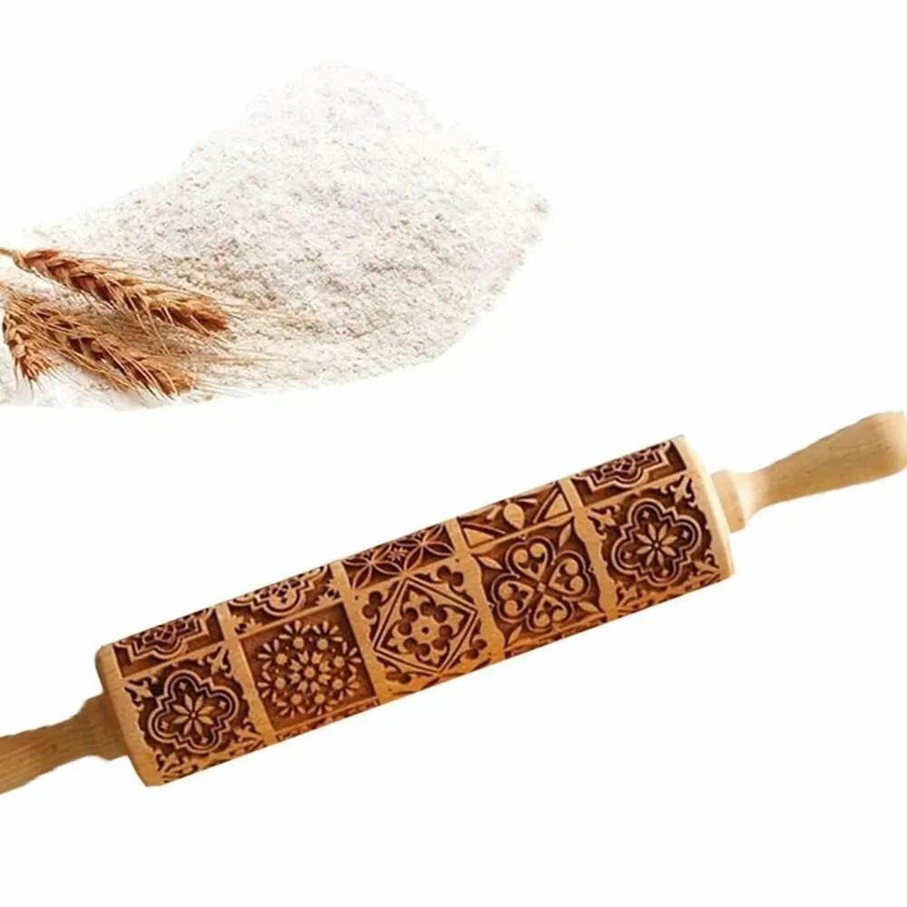 Скалка Скалка с узором