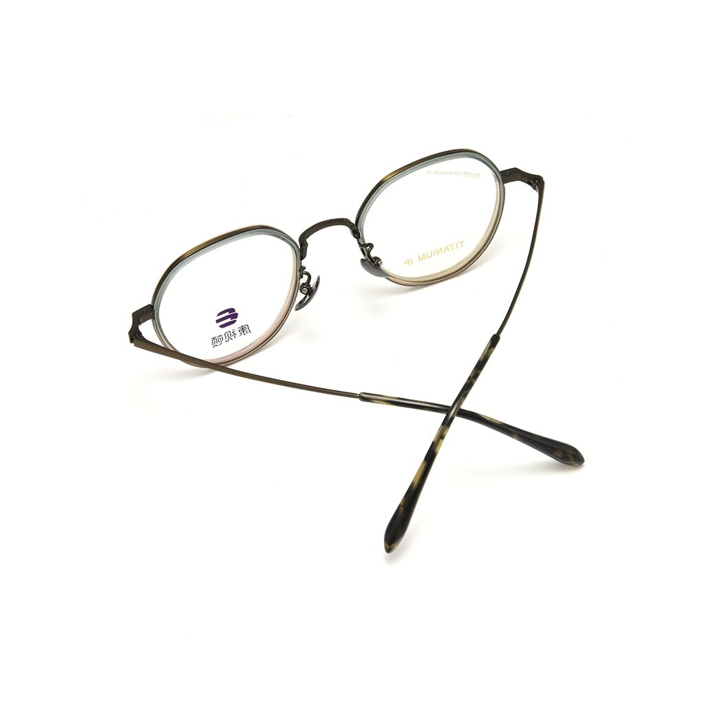 Cornstone Pure Titanium Square Eyeglass Frames Men's 48 — фото 1