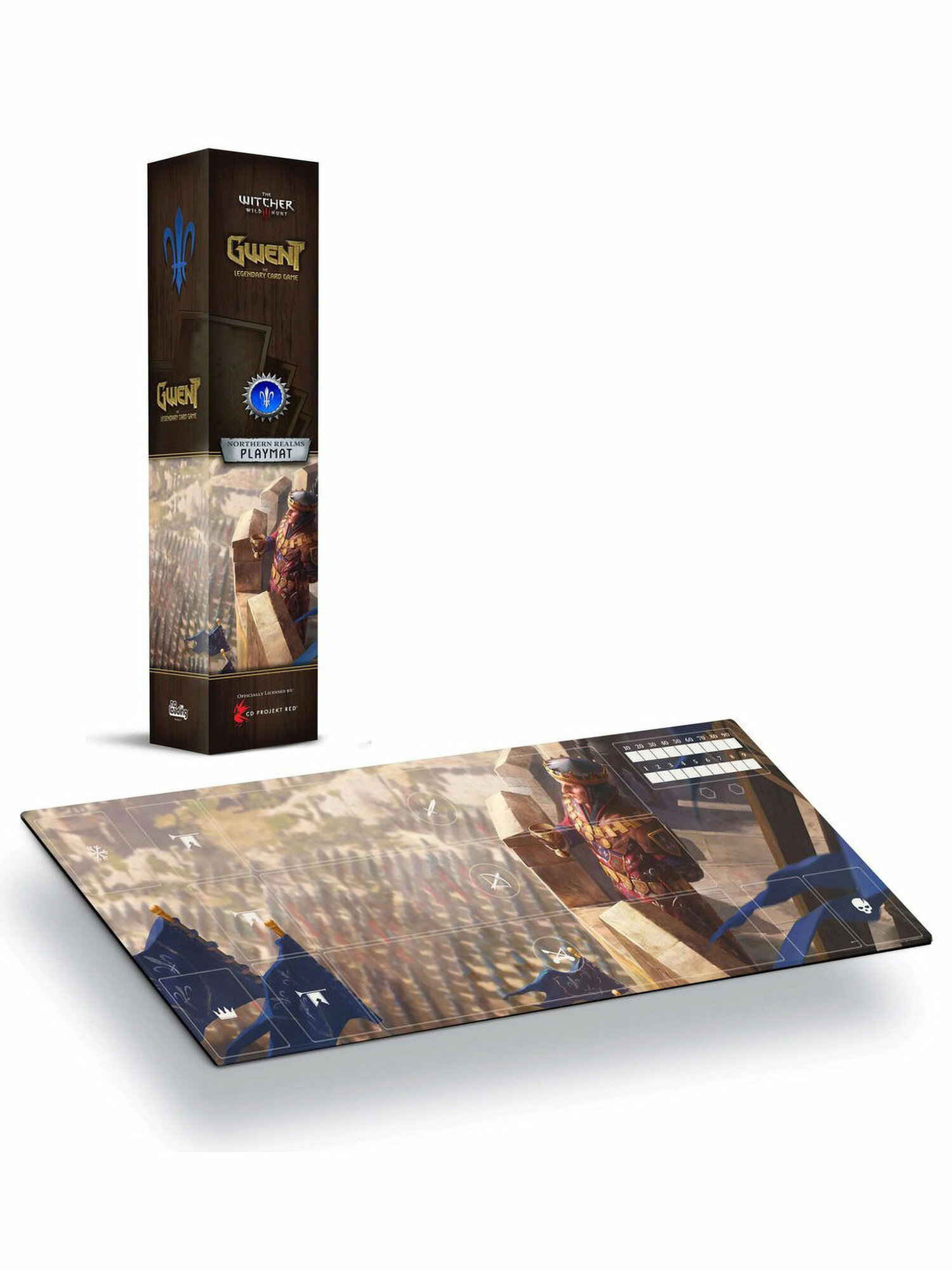 Игровое поле для настольной игры No Loading Games The Witcher 3 Wild Hunt: Gwent - Northern Realms, 29 × 73 см