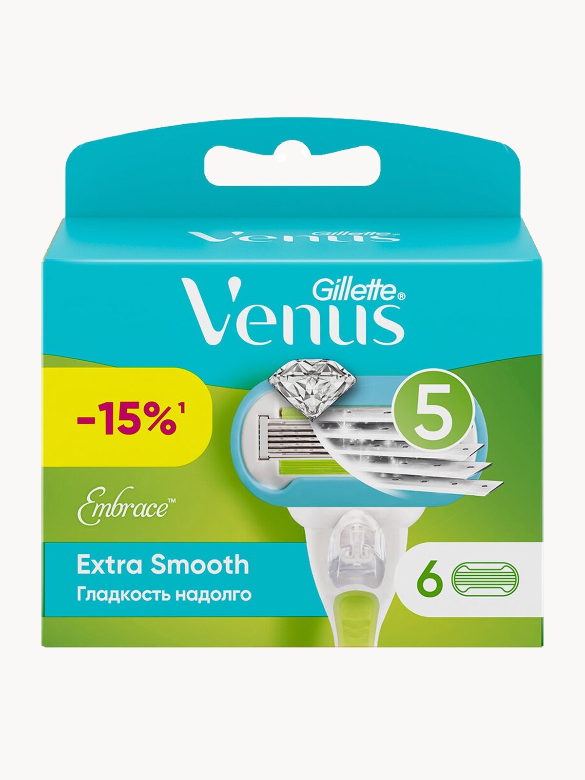 Сменные кассеты для бритвы Gillette Venus Embrace