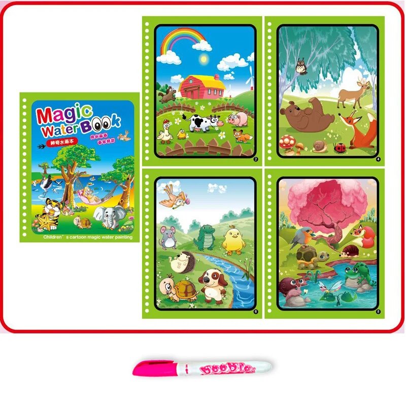 Многоразовая сенсорная книжка-раскраска Datgo B-10