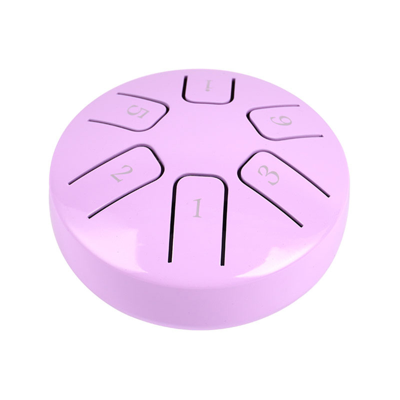 6 заметок 3.8-дюймовый мини-сталевый язычный барабан ручной барабан дзен-барабан ударный инструмент с палочками для новичков музыкальное образование концерт исцеление разума йога медитация