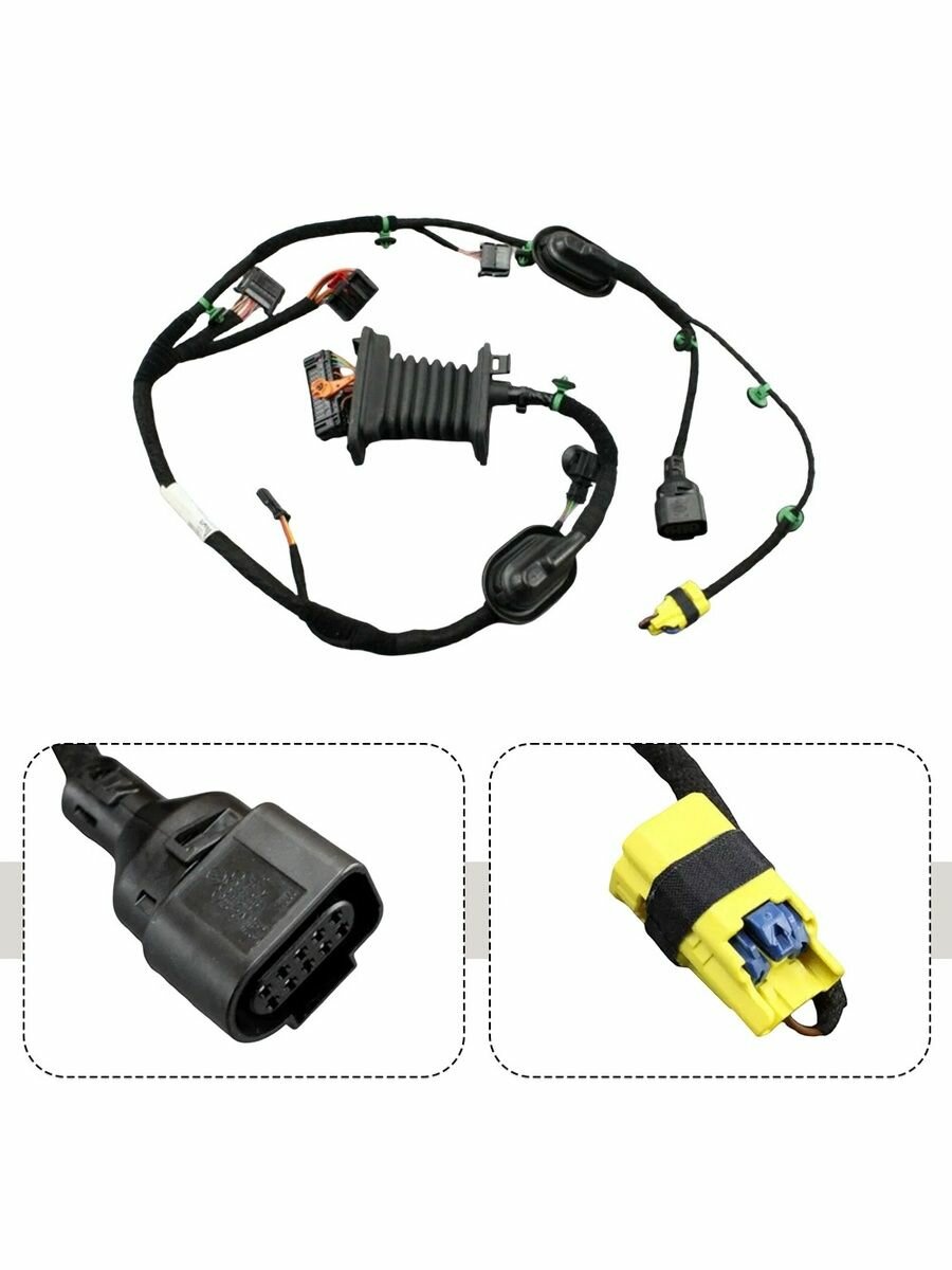 Жгут проводов передней левой двери OEM 1K0971120BK для MK5 2006-2010 — замена, черный ABS для замены проводки