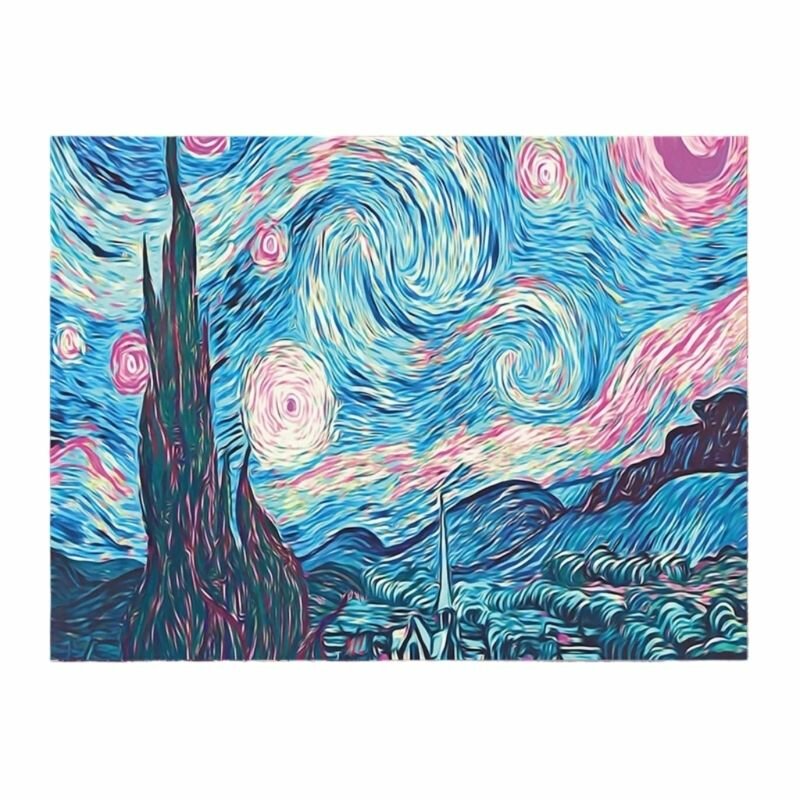 Ткань для украшения комнаты гобеленом в японском стиле-05, матовый стиль серфинга-100x70 см