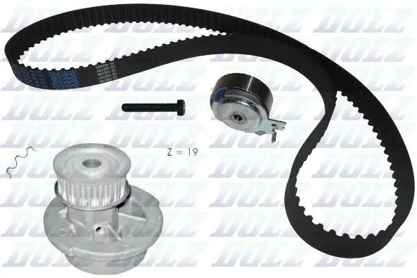 Комплект ремня ГРМ DOLZ KD021 Opel Astra, Corsa, Vectra 86- 1.4, 1.6 с помпой