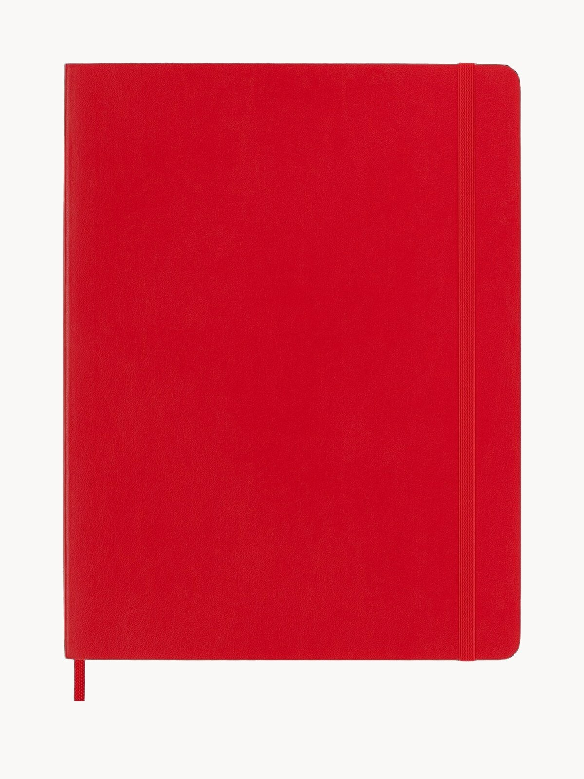 Блокнот Moleskine Classic Soft QP623F2 XL 190х250мм, 192стр, нелинованный, мягкая обложка, красный
