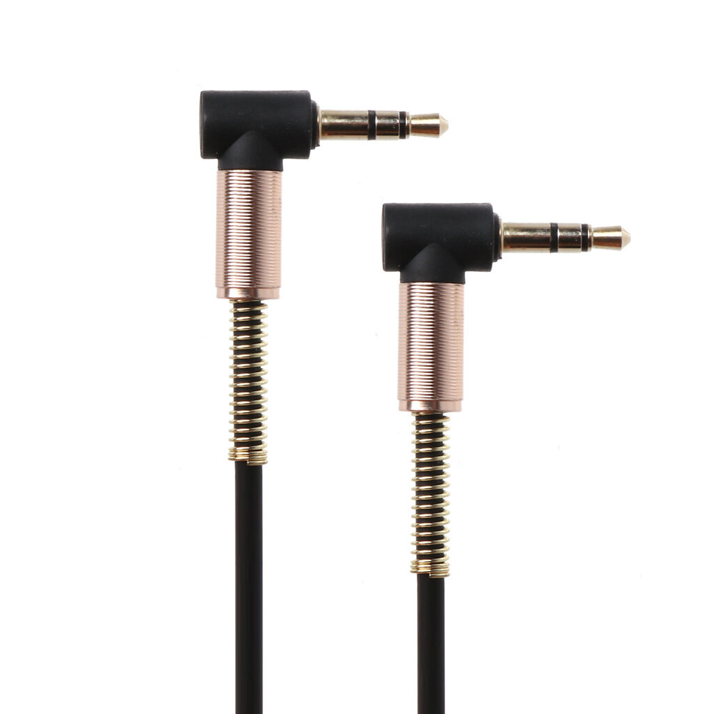 Универсальный аудиокабель с двойным коленом 3,5 мм