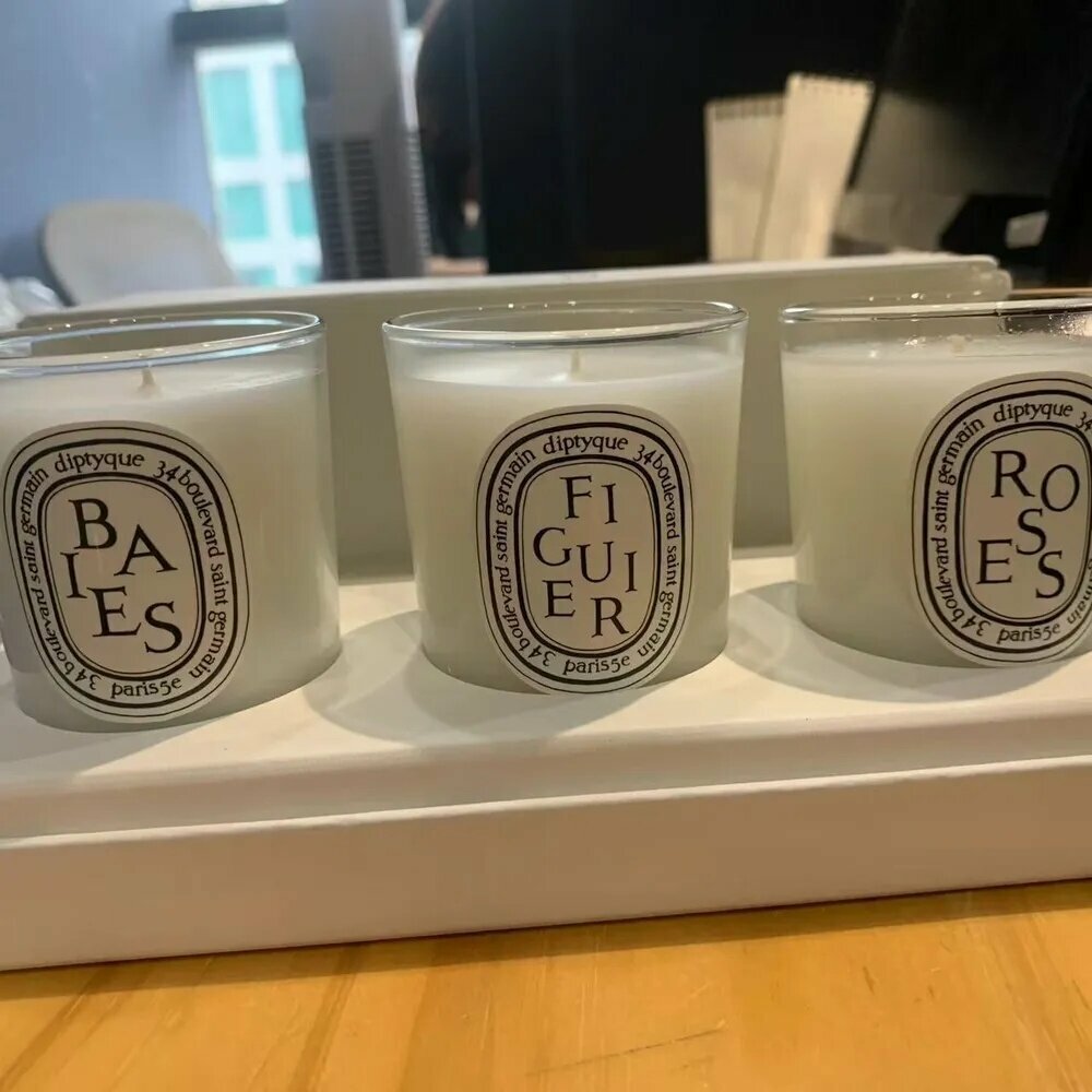 Свеча "Roses+Baies+Figuier", 7 см, 3 шт