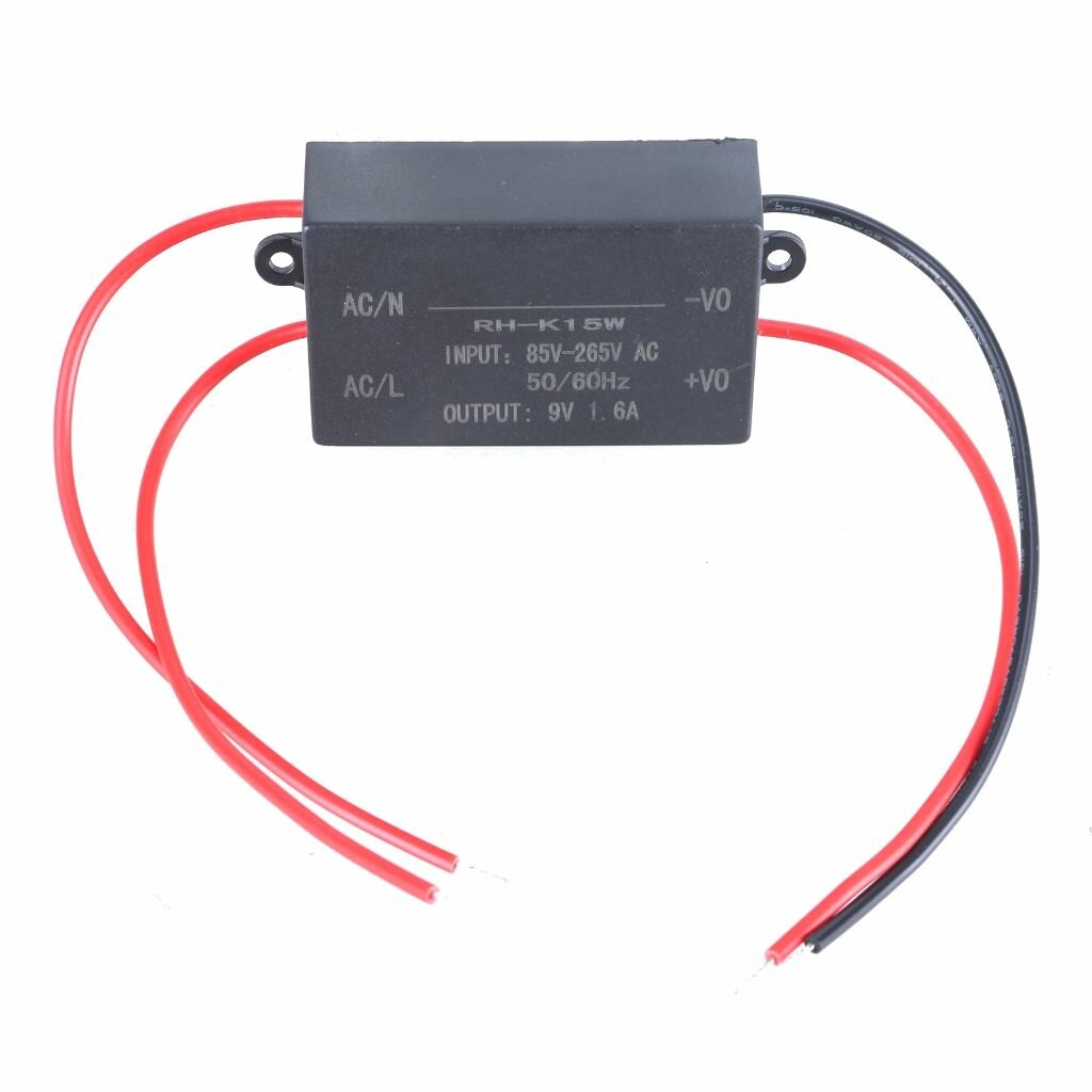 Кабель-переходник, Адаптер питания AC85V 265V на DC9V - 1.6A