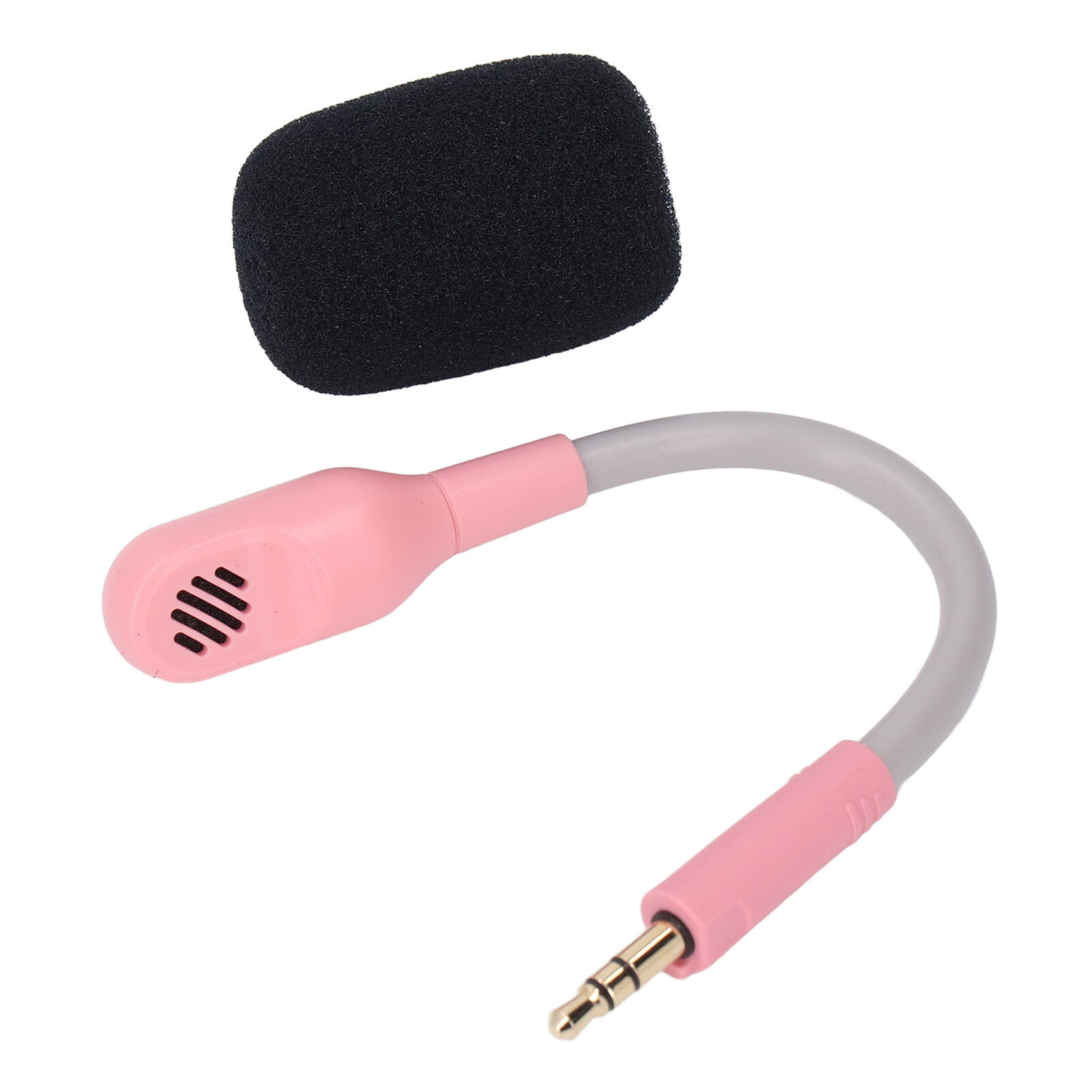 Mic Replacement for Barracuda X Wireless Gaming Headset Professional 3.5mm Detachable Boom Microphone Pink