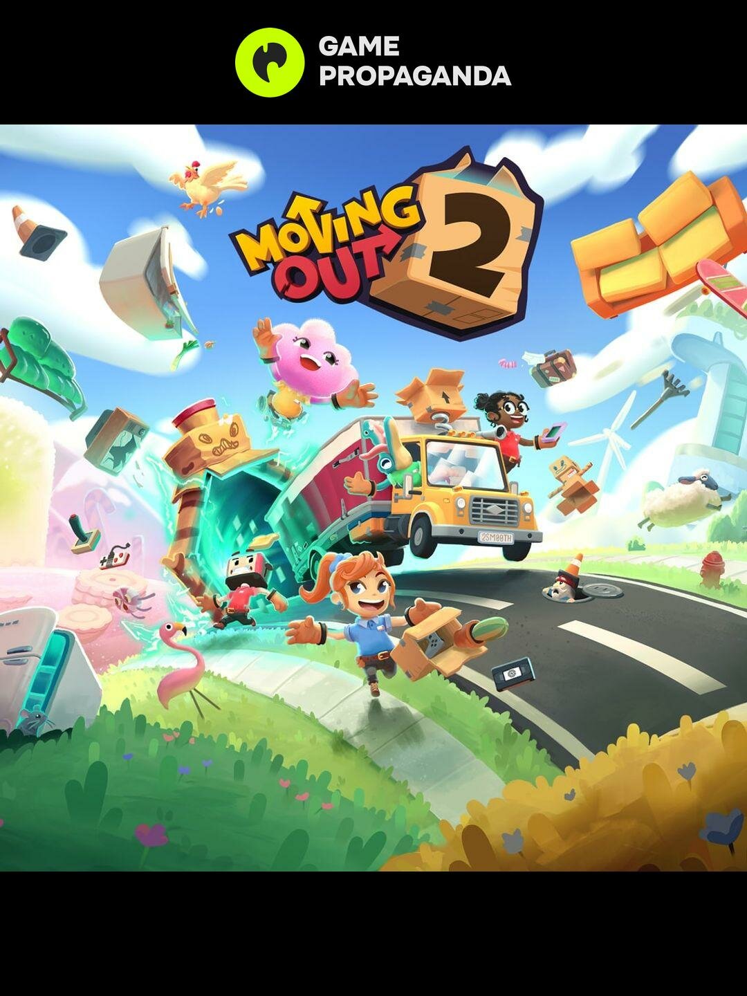 Игра Moving Out 2 PS4, PS5 + 201 TRY на баланс PSN. Турция. Цифровая версия