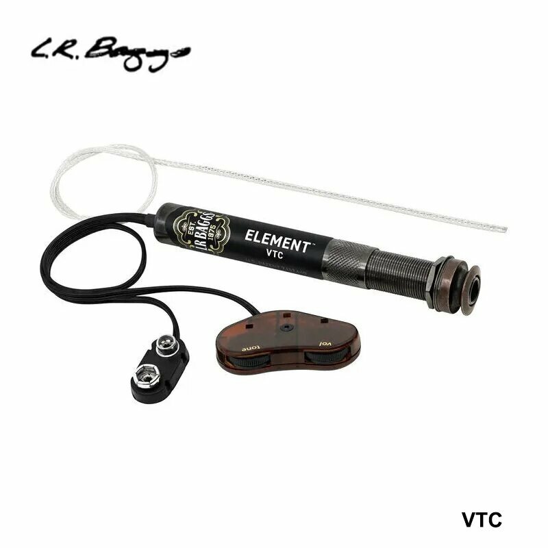 LR Baggs Element Active System VTC с регулировкой громкости и тембра Звукосниматель под седлом для акустической гитары