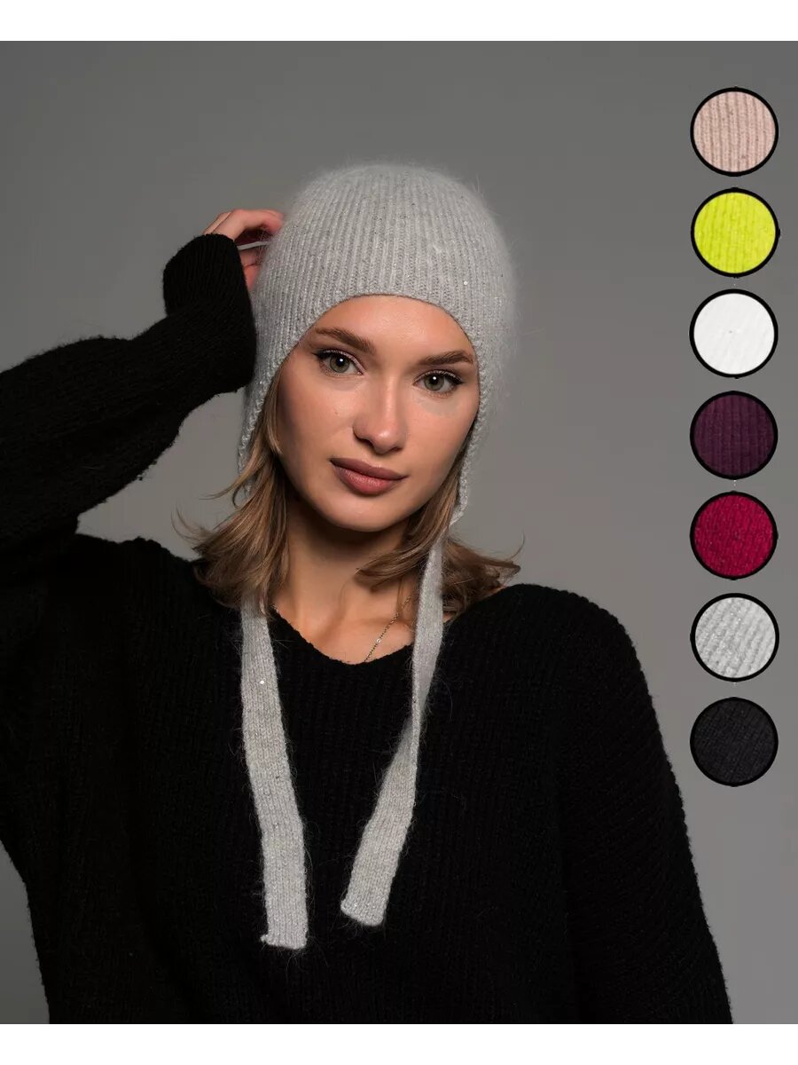 Шапка новинки осень - весна 2025 - 2026 для женщин