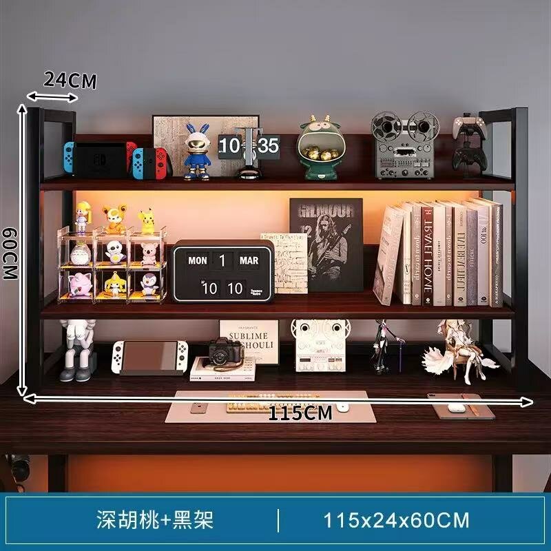 Надстройка на стол "Настольная Прямая", каркас из металла, 115x24x60 см