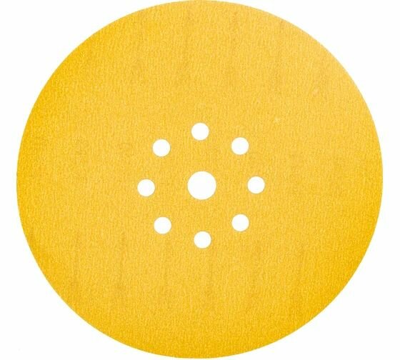 Шлифовальный круг на липучке ABRAFORM Giraffe GOLD 225 мм, 9 отв, Р240 AF-GG-240