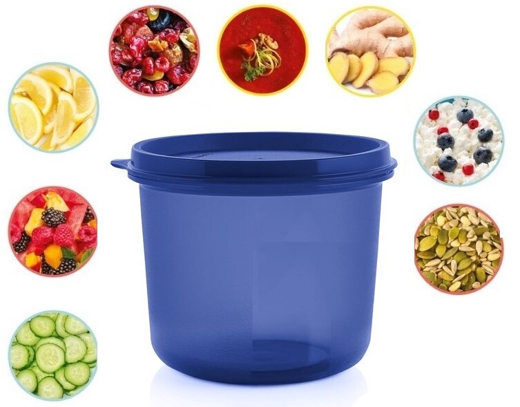 Контейнер "Хит-парад" высокий (550 мл) 1 шт, синий Tupperware