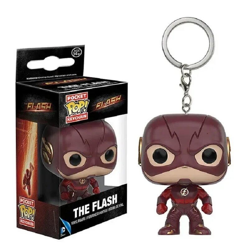 FUNKO Pop Keychain Флэш, бордовый, цвет 4