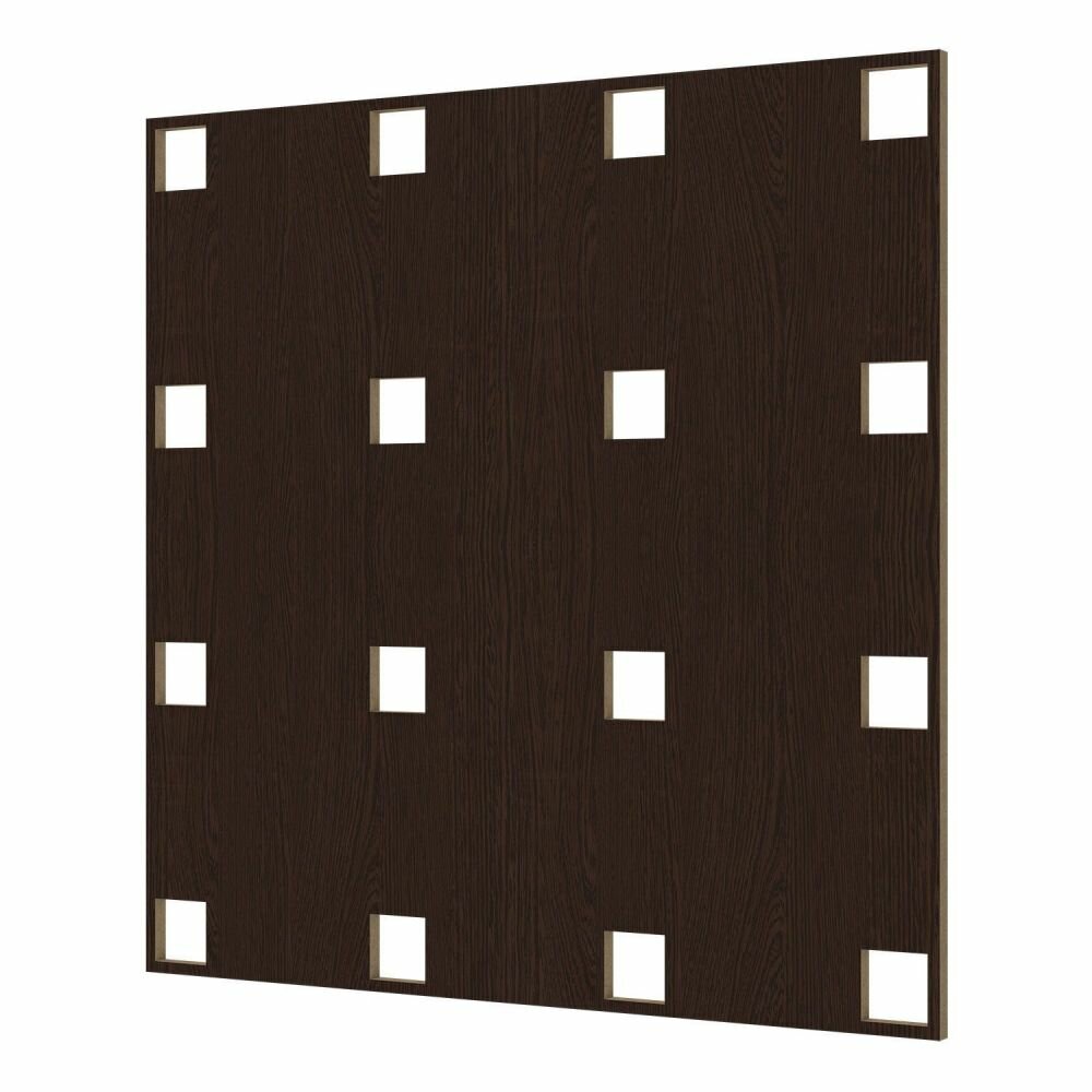 Перфорированная Панель Cosca Квадро 11-45 ХДФ Венге В1030хШ695 мм / Коска.