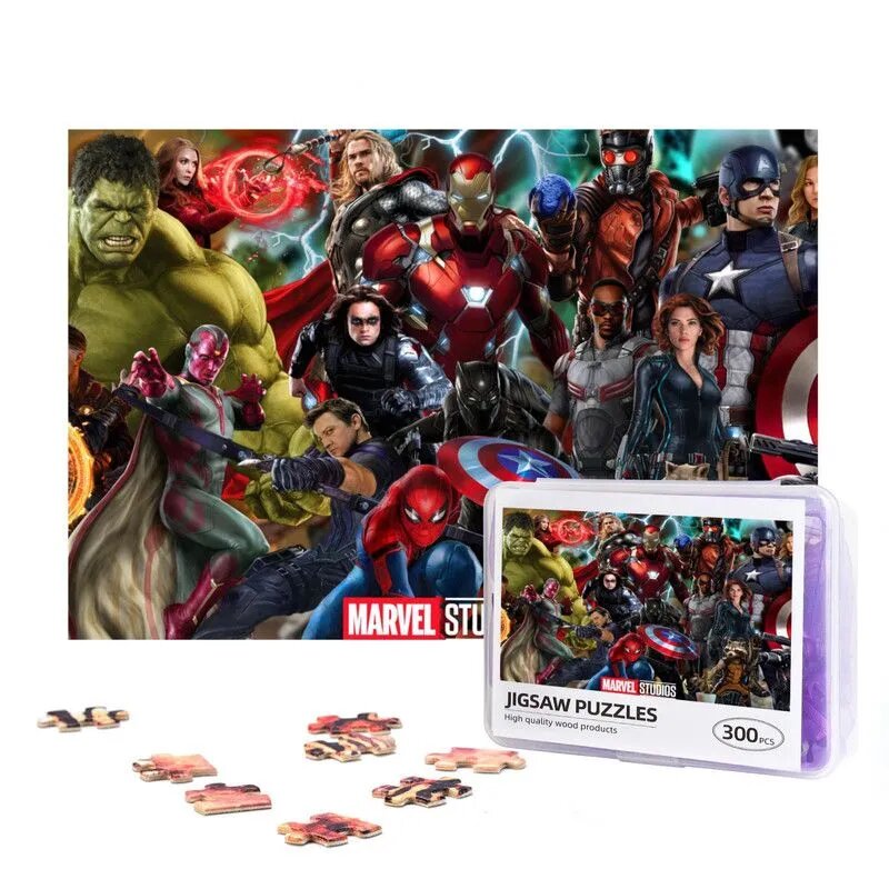 Avengers Деревянный пазл Марвел Деревянные пазлы Мстители Marvel
