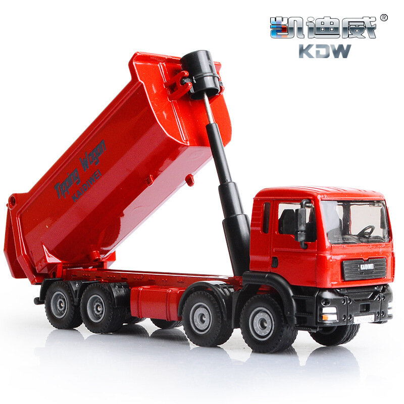 Детская игрушечная машинка KDW Engineering Vehicle: экскаватор, самосвал, бетоносмеситель, погрузчик, платформа, хрупкая модель автомобиля.