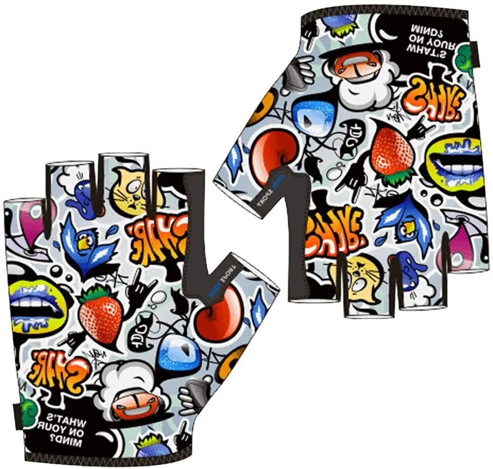 MOREOK Детские велосипедные перчатки 3 мм S, MT094Black Foam Pads