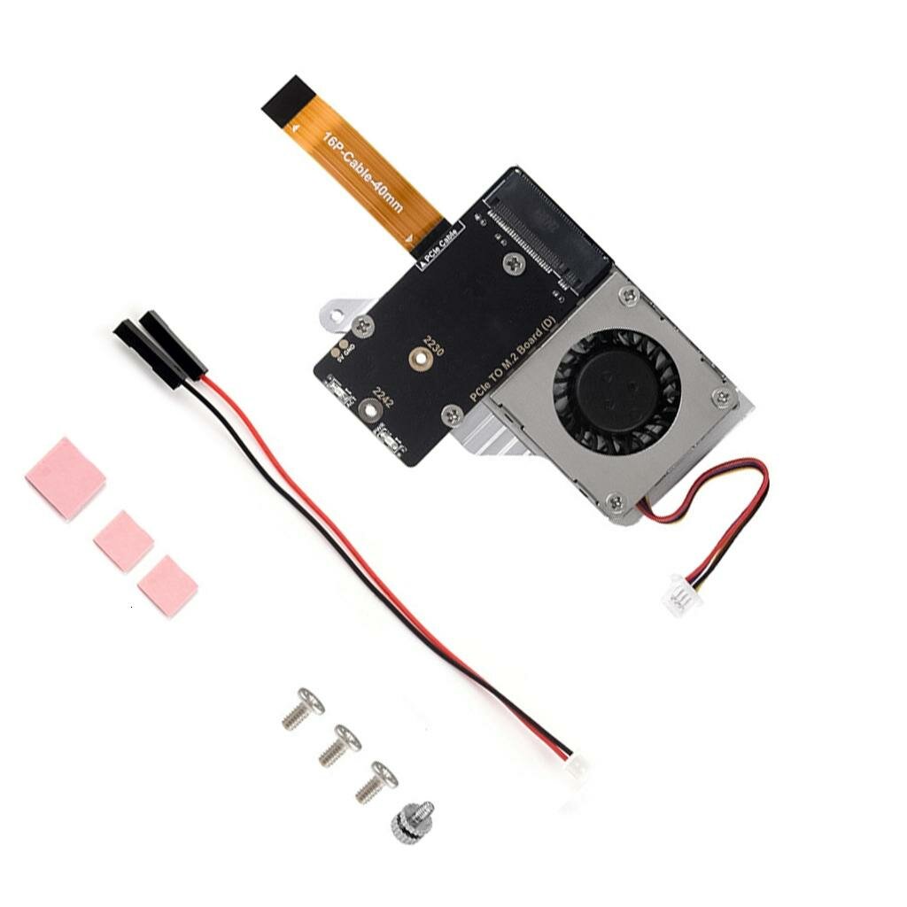 Активный адаптер PCIe на M.2 с охлаждением