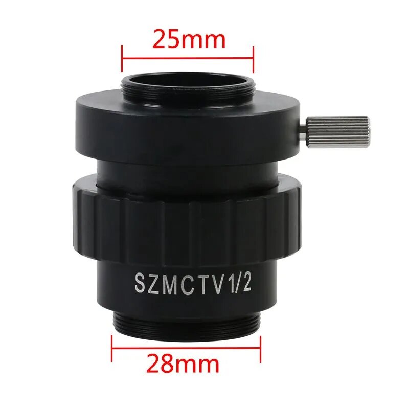 0.5X 0.35X 1X C-Mount Lens SZM SZN 1/2 1/3 CTV адаптер для тринокулярного стереомикроскопа сменные аксессуары