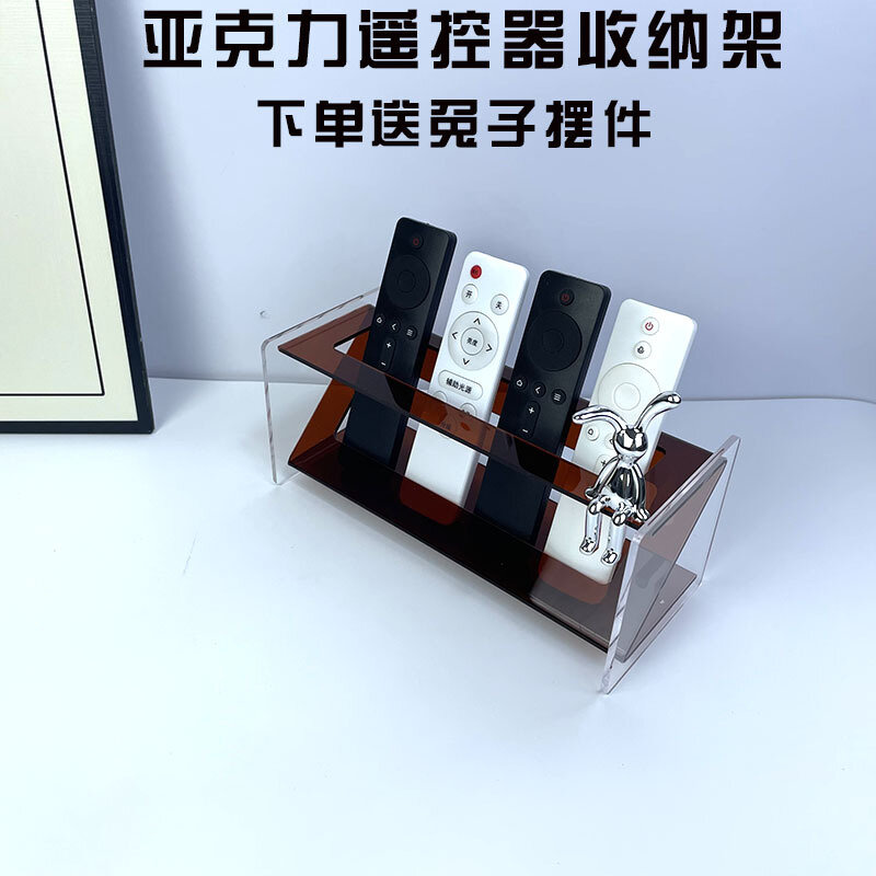 Акриловый органайзер для пульта дистанционного управления, многофункциональный настольный органайзер для мобильного телефона, стиль Ins, легкая роскошь, стеллаж для хранения в отеле