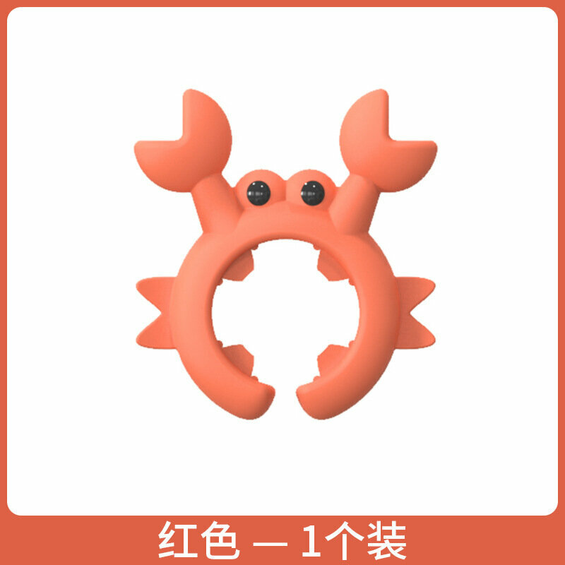 Маленький держатель для лопаточки для краба, многофункциональная силиконовая крышка для кастрюли, пряжка для защиты от