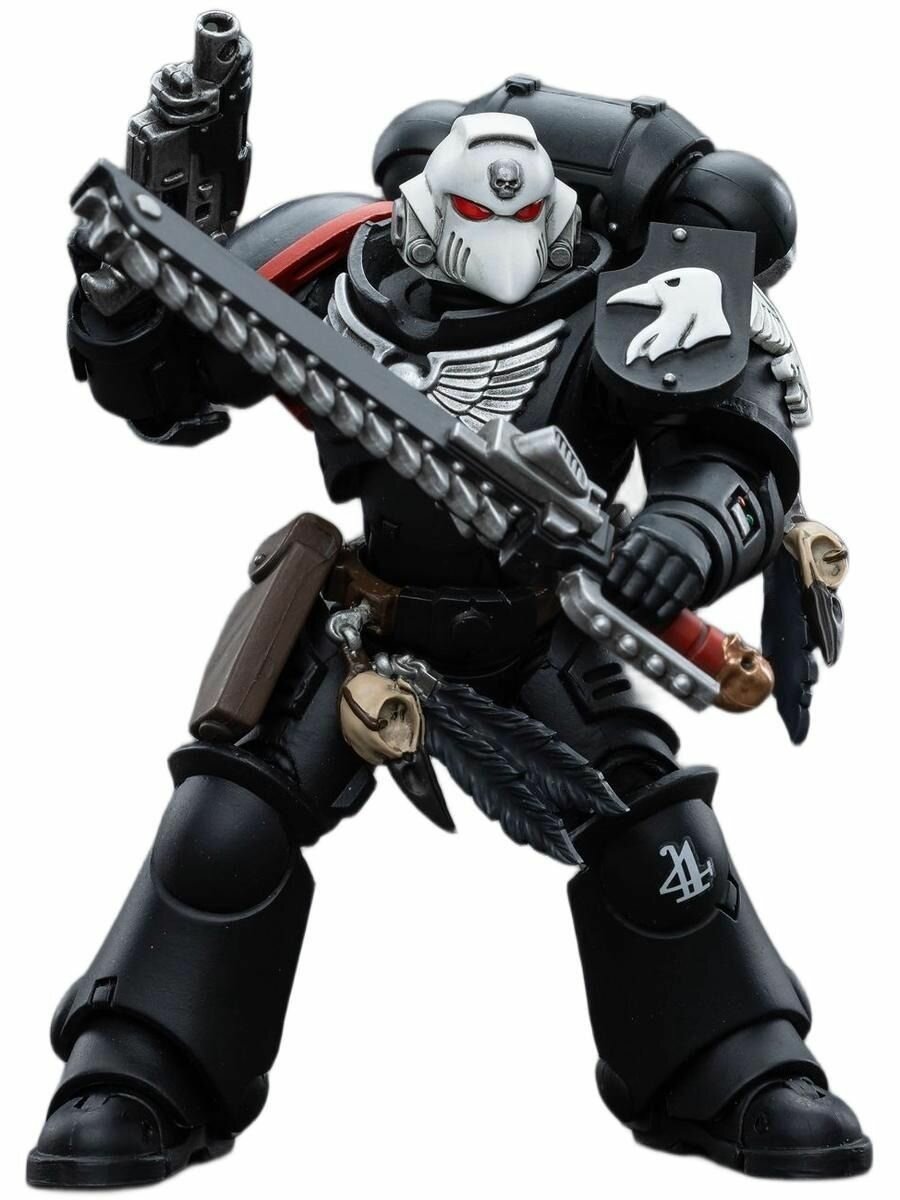Подвижная фигурка 1/18 JOYTOY Warhammer 40K Raven Guard Intercessors Sergeant Rychas Игры для персонажей Коллекция подарков на день рождения