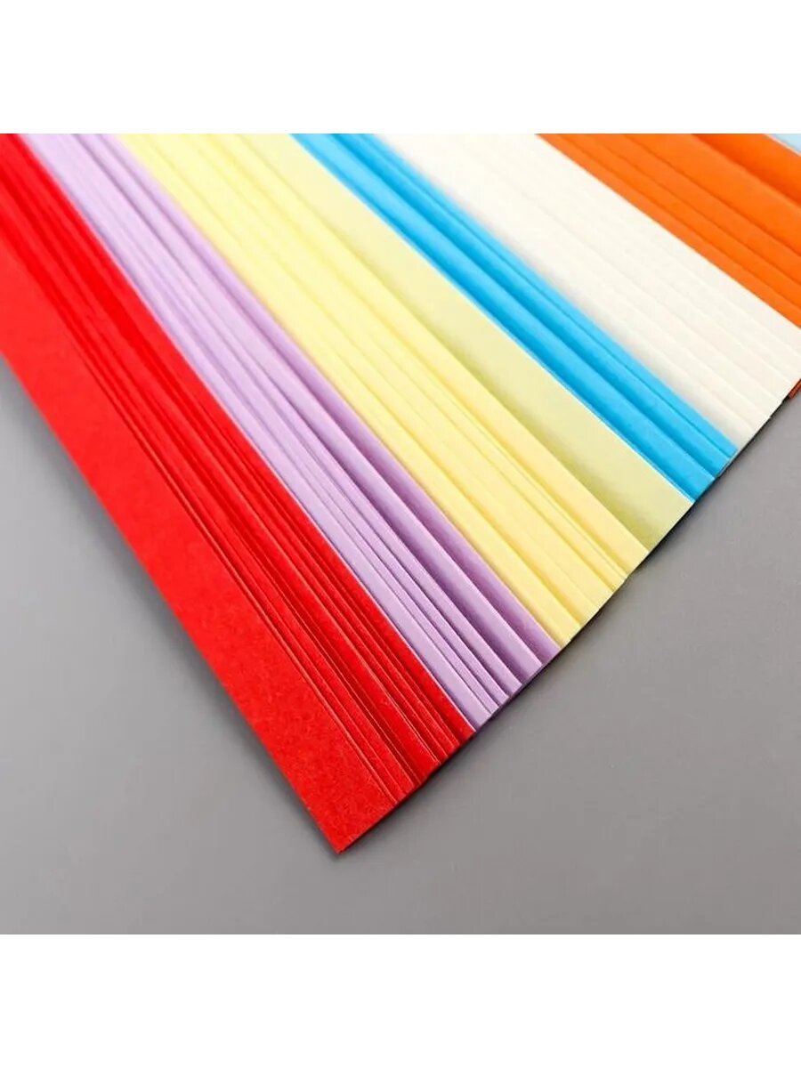 Цветные полоски для квиллинга — 200 шт.