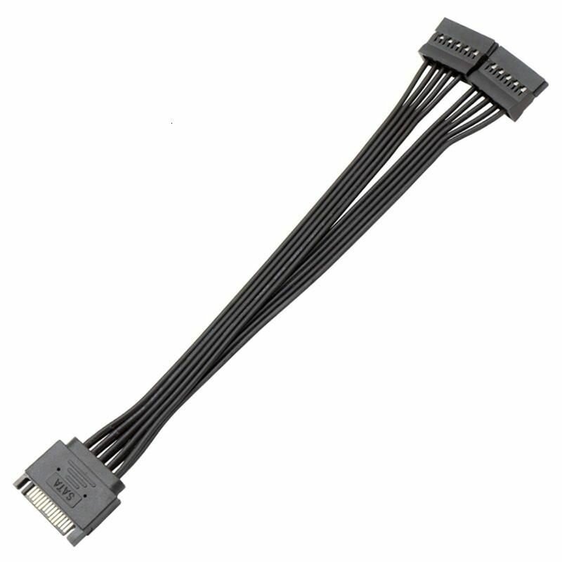 Кабель-удлинитель SATA 15-pin, 22cm