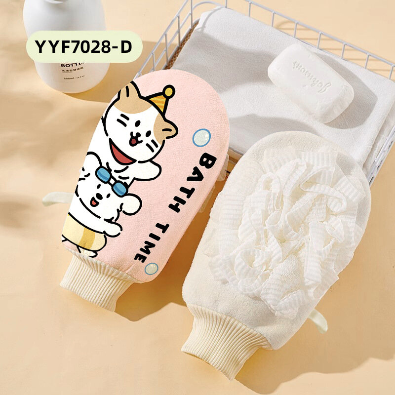 Креативная мочалка для ванны, мощная очищающая, универсальная, дружелюбная к коже, для домашнего использования, специальная мочалка для спины, пенящаяся мочалка