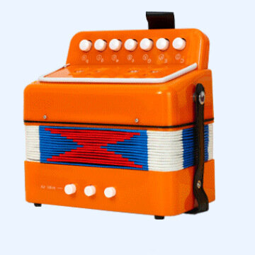 Аккордеон Source Factory 7-клавишный 2-басовый для детей, начинающих, мини-аккордеон, подарок, кросс-бордер