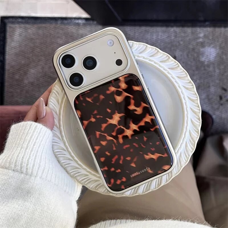 Чехол для iPhone 14 Plus с принтом леопард