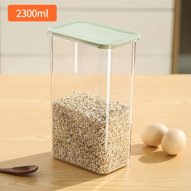 Банка для хранения зерна, кухонный мерный стакан, ведро для риса, утолщенное ведро для муки, защищенное от насекомых, банка для хранения, коробка для сохранения свежести и влаги для сухофруктов