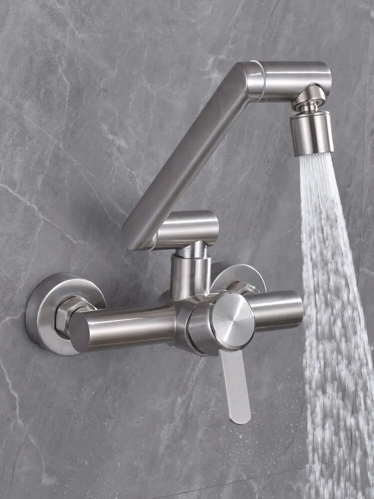 Кухонный кран MORLINCAR раковина встраиваемая в стену универсальная вращающаяся складная роботизированная рука кран для горячей и холодной воды