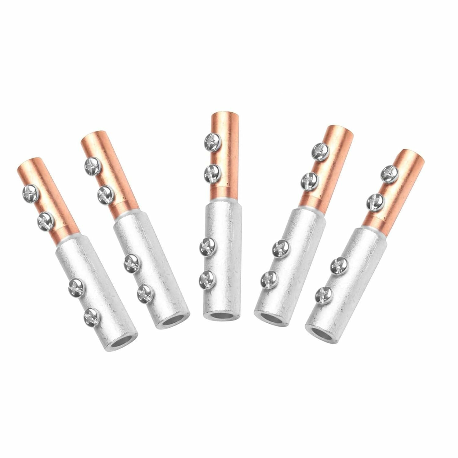 Набор терминалов для соединения медных и алюминиевых кабелей, алюминиевый соединитель, переходный соединитель, разъемная панель, быстрый параллельный артефакт, безнапряжное медное и алюминиевое трубчатое соединение, монтаж GTLC, 5 штук