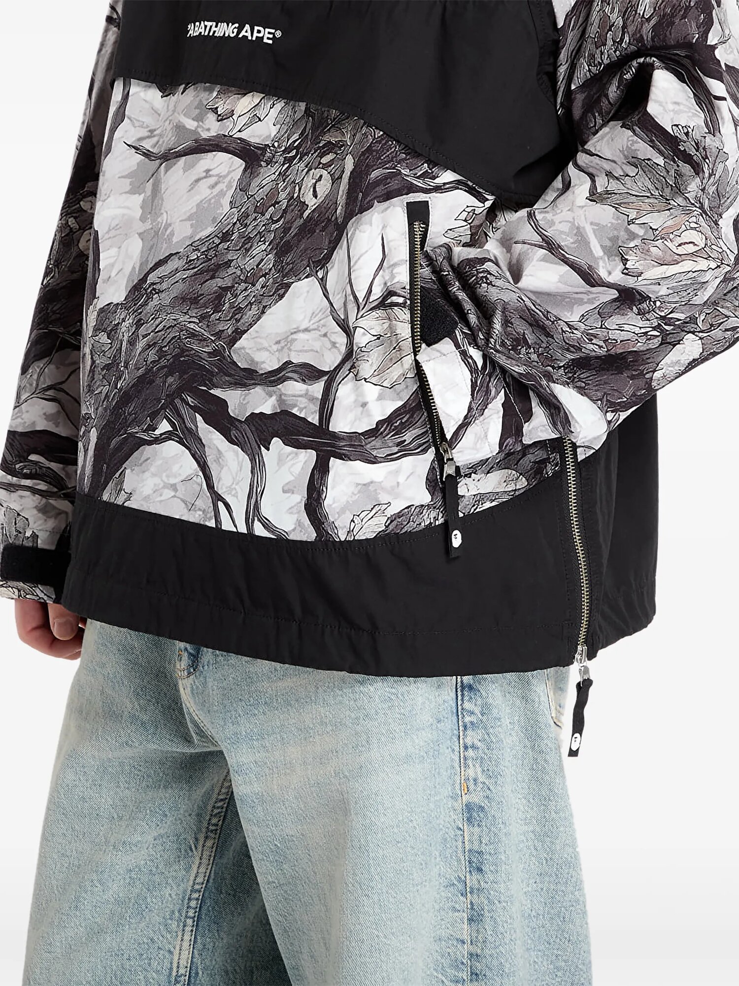 Куртка A BATHING APE Tree Edge Camo, размер 52, белый — фото 1