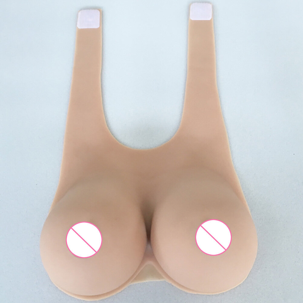 Протез груди без кожи в стиле плечевого ремня, цельный протез груди для кроссдрессеров, клейкий протез груди для мужчин, переодевающихся в женщин, искусственная грудь