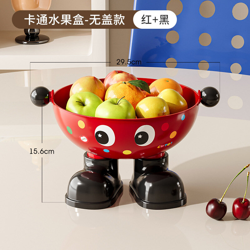Новый стильный поднос для фруктов для домашнего использования, поднос для фруктов на журнальный столик в гостиной, изысканная и высококачественная миска для мытья овощей, креативный поднос большой вместимости для закусок и сухофруктов.