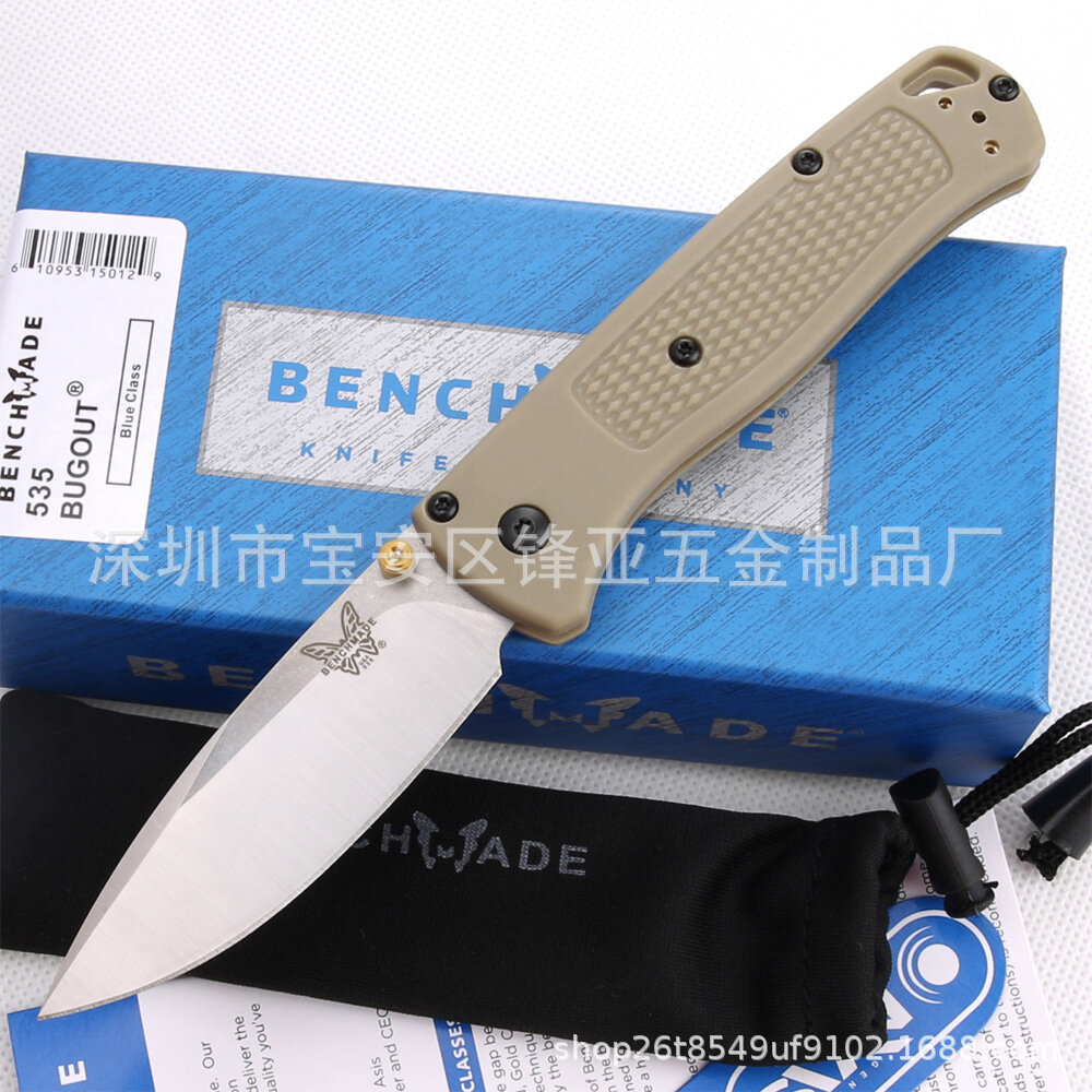 Нож Benchmade Butterfly -434.999999999% off CNC с высокой твердостью, острый BM535, складной портативный карманный нож для кемпинга на открытом воздухе