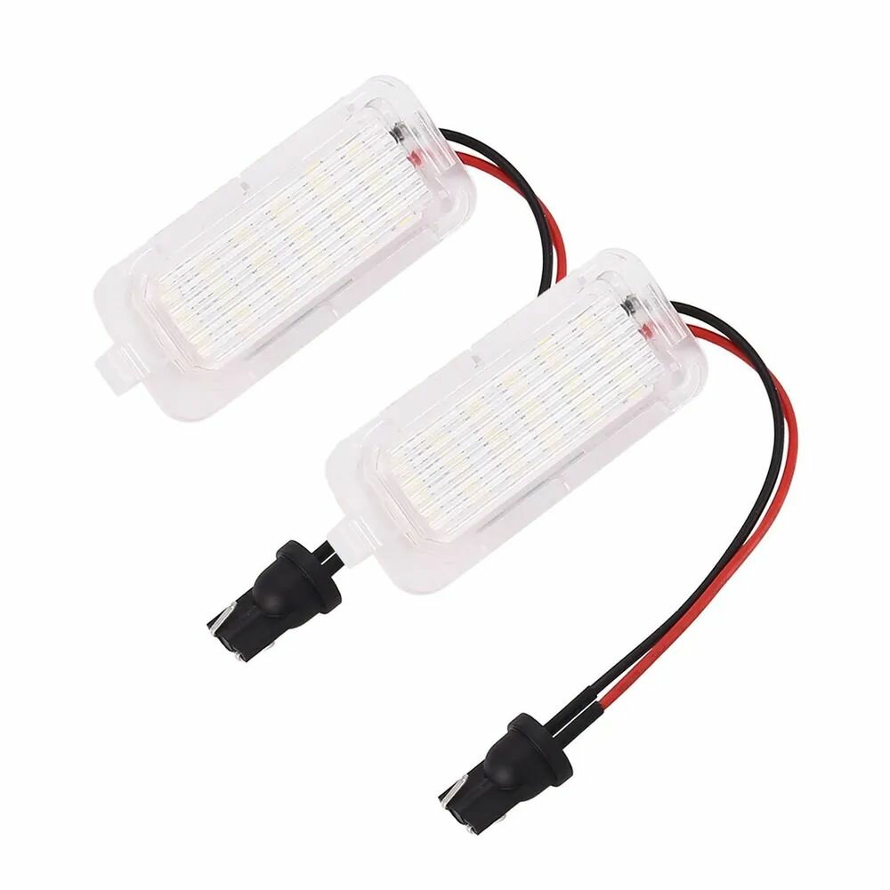 2 шт. 18-SMD LED Подсветка номерного знака без ошибок для Explorer Escape Fusion