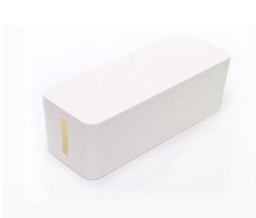 Пластиковый ящик для хранения проводов пластиковый ящик для сбора кабелей ящик для управления кабелями ящик для хранения электропроводки розеточный блок ящик для электросетевых розеток белый большой